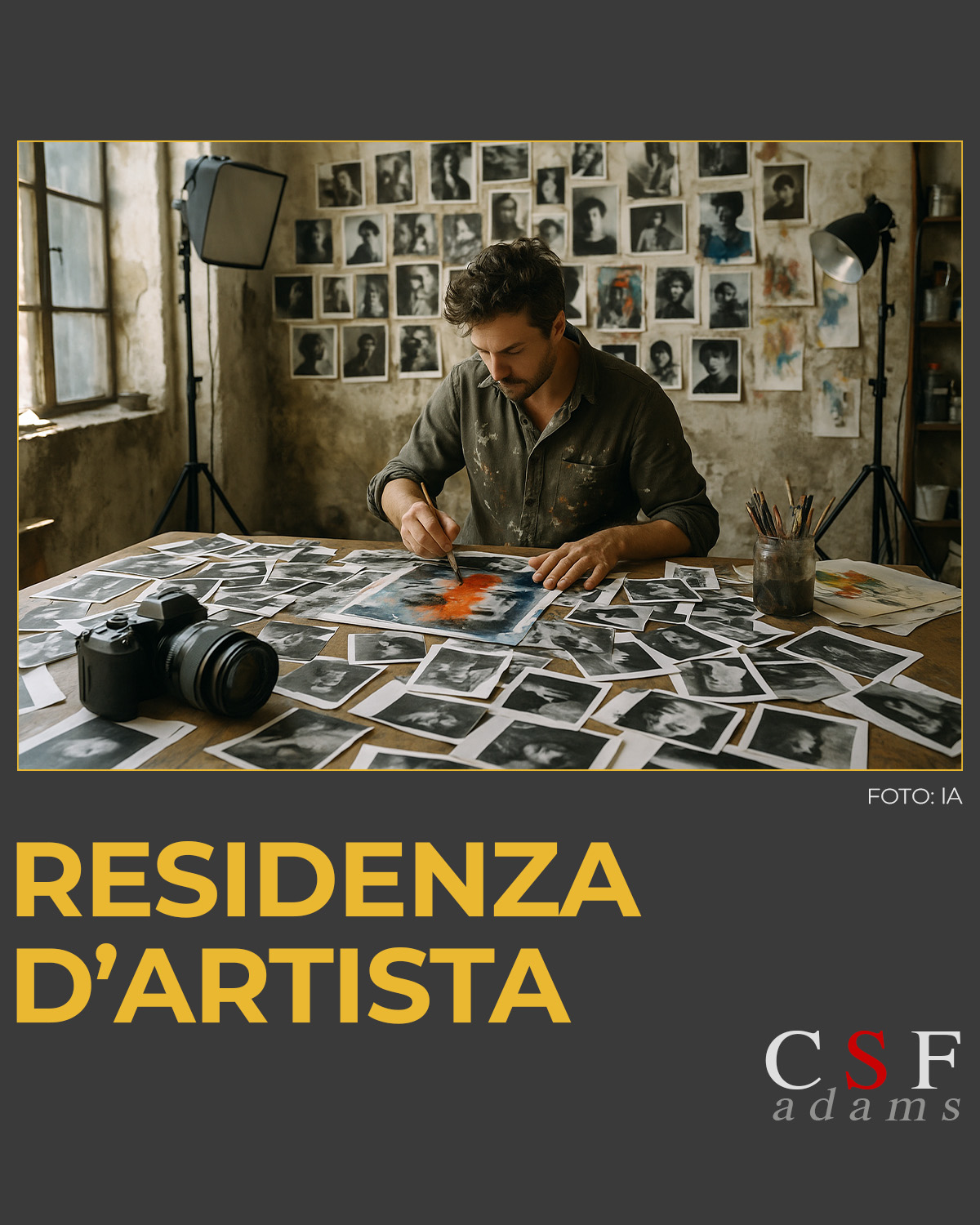 Bando per residenza d'artista 2025| deadline 30 settembre - CSF Adams